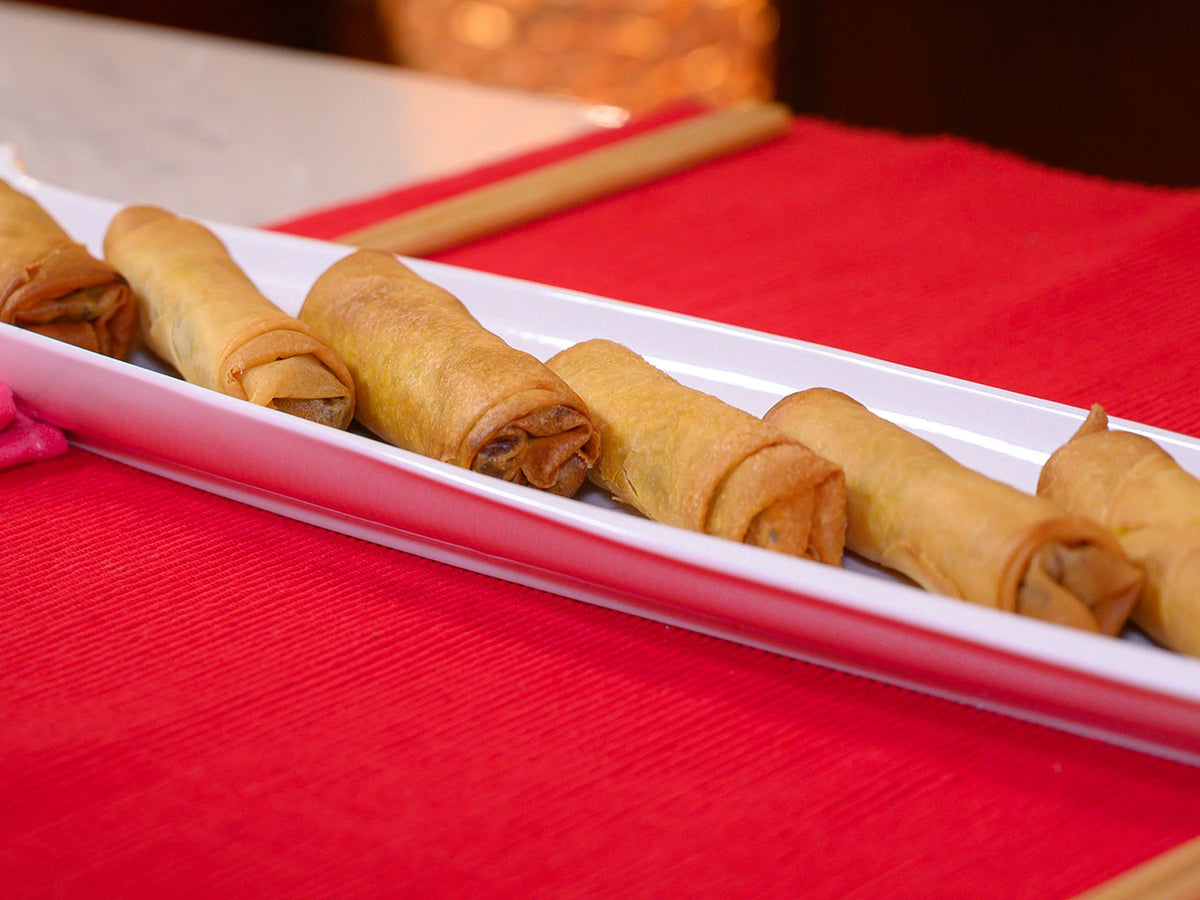 Vegetarian Spring Rolls (Large and Small) – Wun Hung Lo Dumpling Co.
